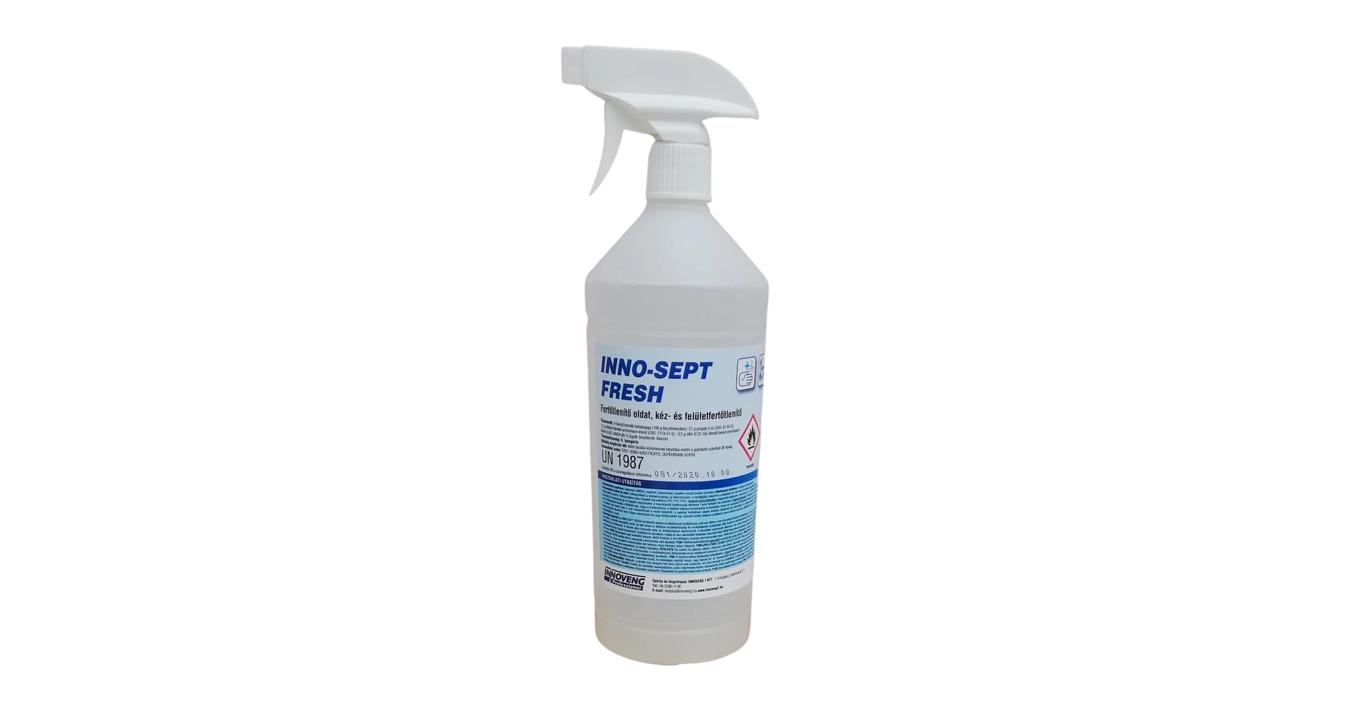 INNO-SEPT Fresh kéz és felületfertőtlenítő spray, 1 liter